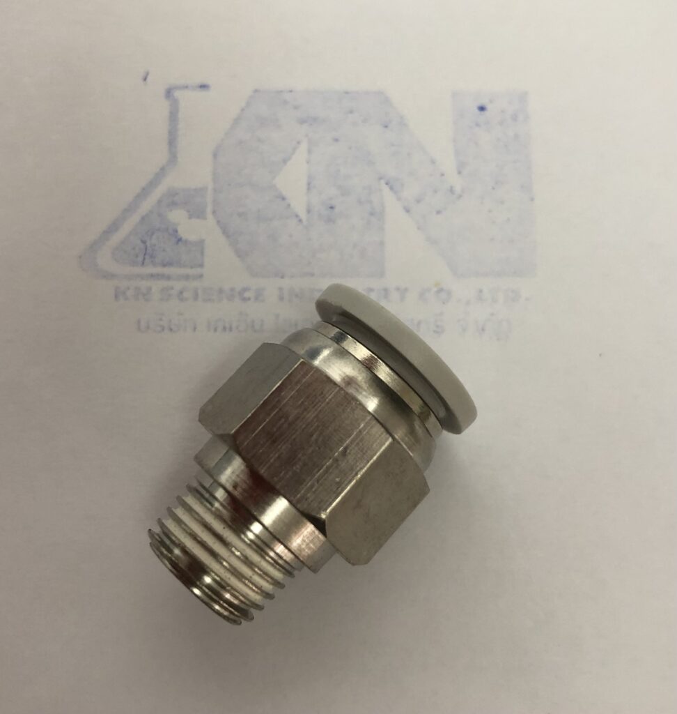 ฟิตติ้ง ข้อต่อตรงทองเหลืองชุบนิเกิล เกลียวนอก รุ่นKPC - Fitting ฟิตติ้ง ...